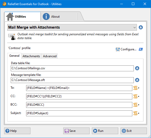 Mail Merge With And BCC In Outlook Outlook Freeware