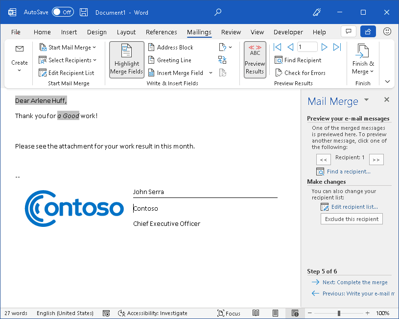 Outlook Mail Merge Excel Alohakiza