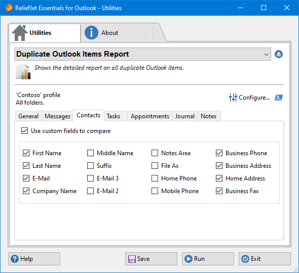 Find And Remove Duplicate Contacts In Outlook Outlook Freeware